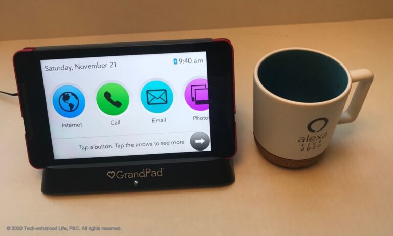 GrandPad Tablet - Tech-enhanced Life